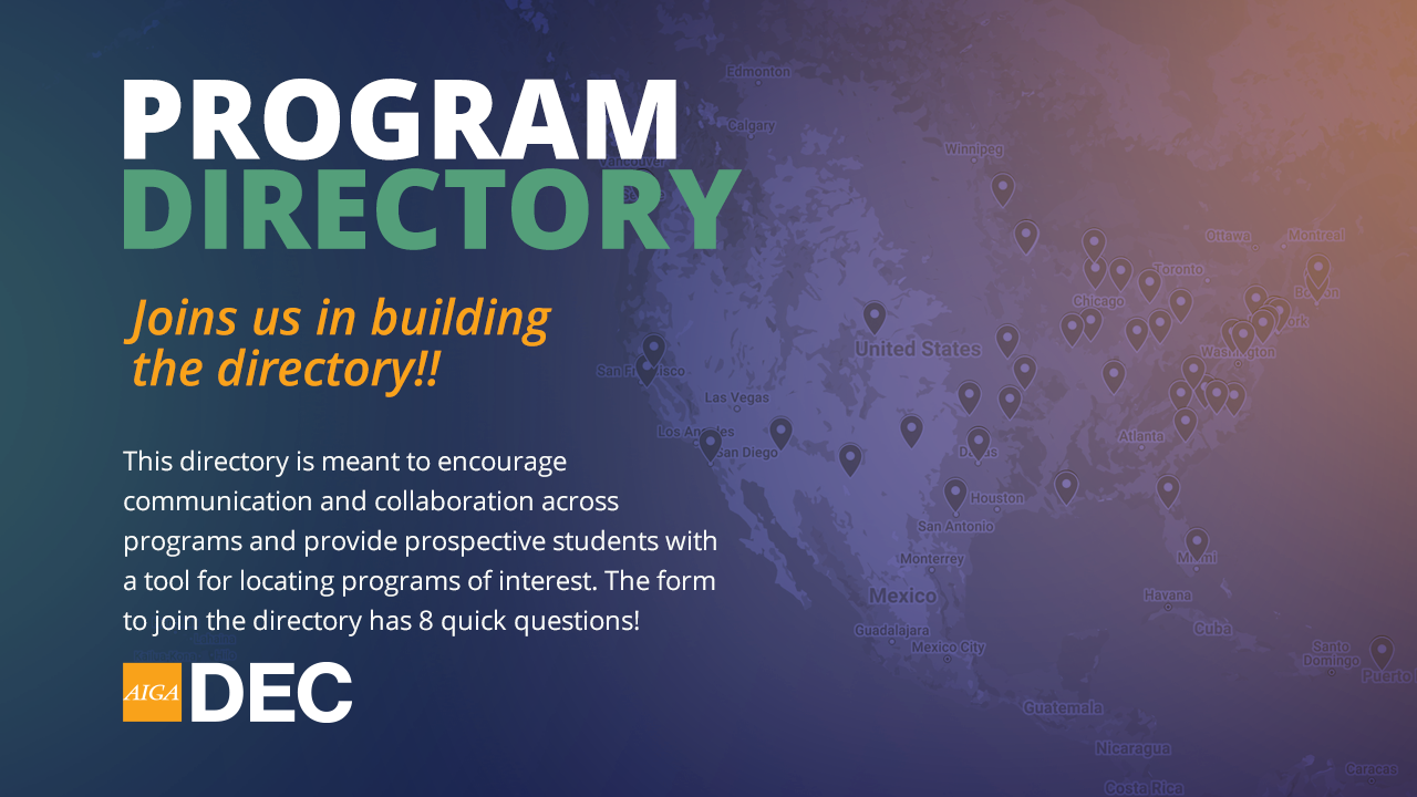 Program Directory | AIGA Design Educators Community